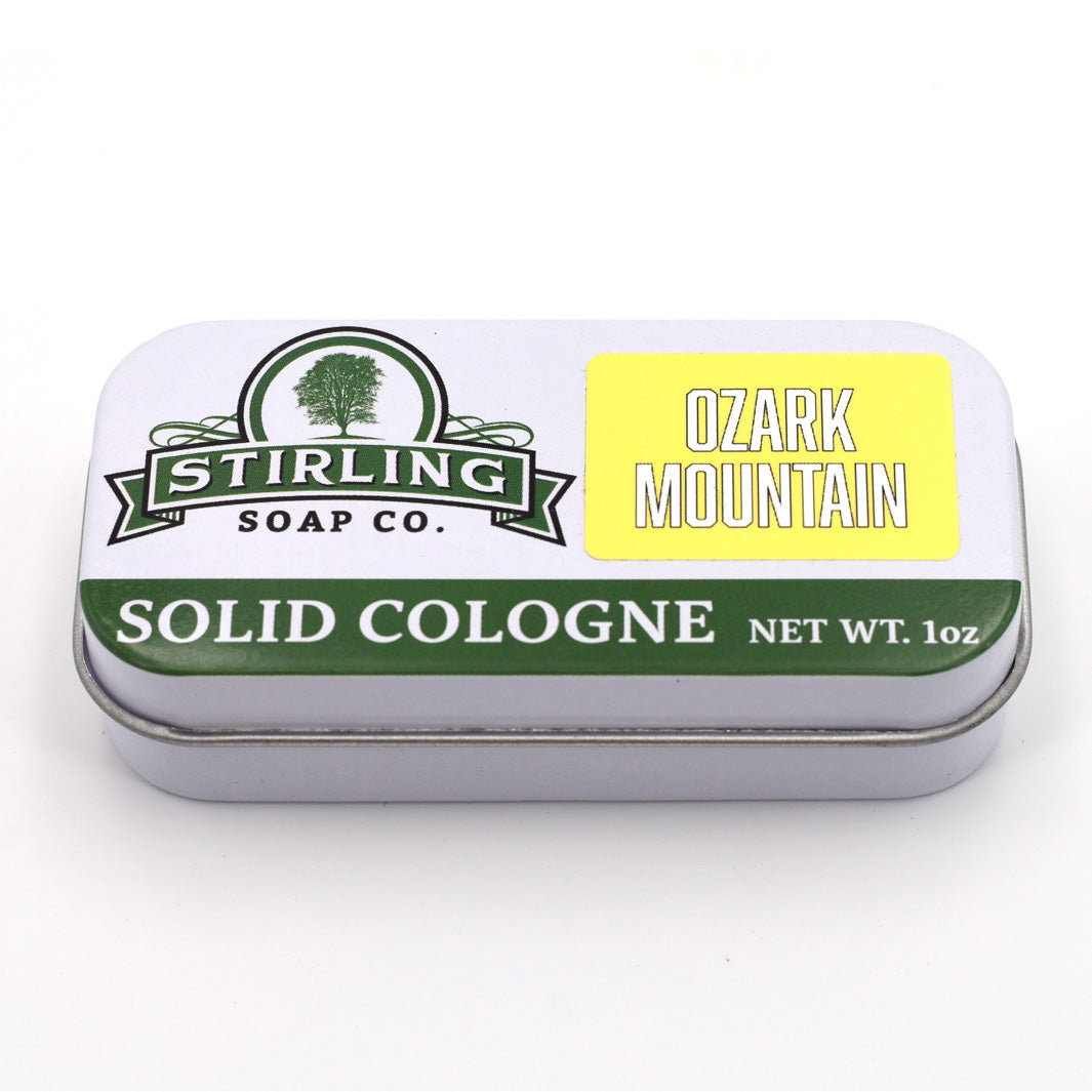 Ozark Mountain - Solid Cologne – Stirling Soap Company