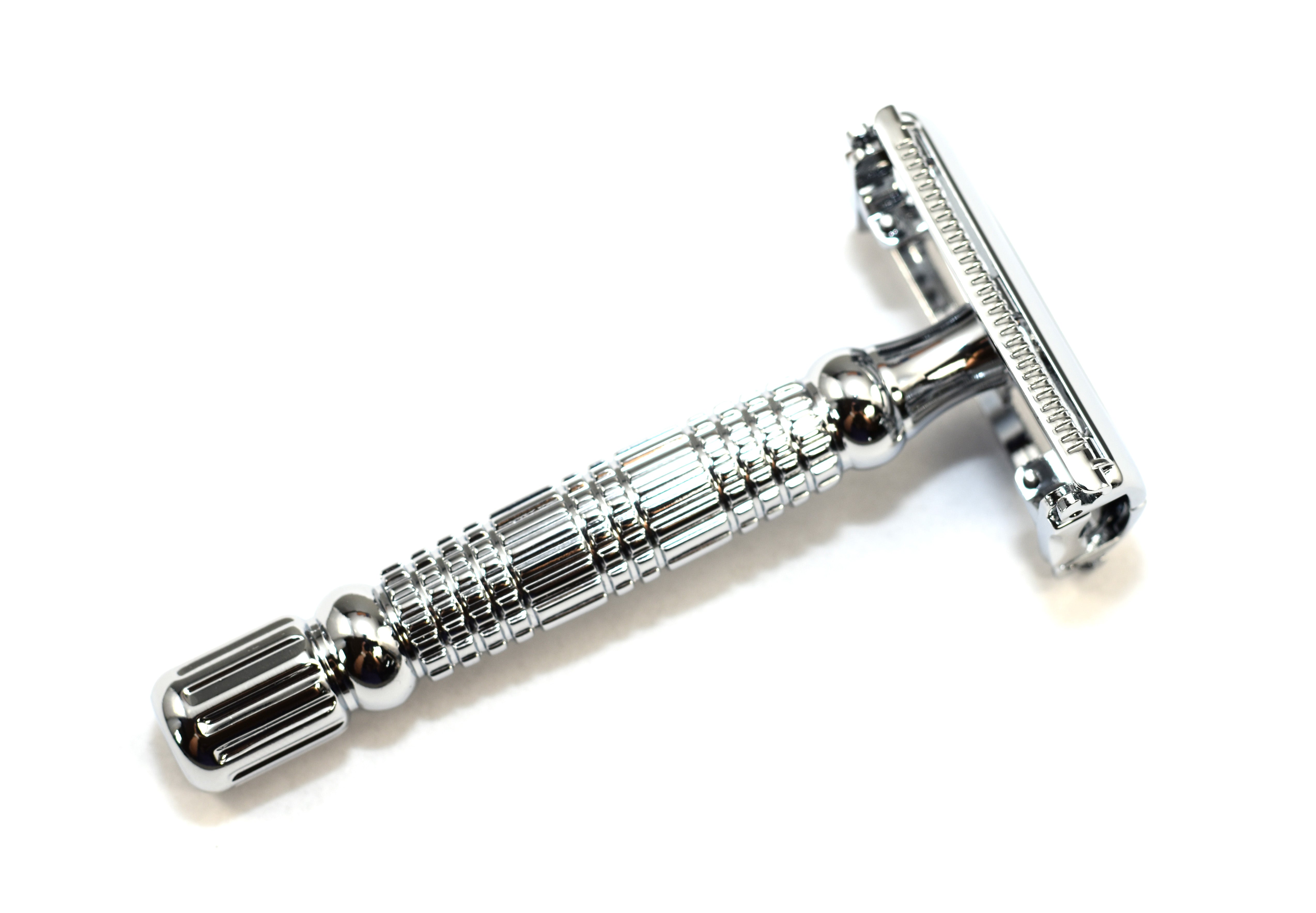 Baili Chrome Twist-to-Open DE Razor (BR179) – Stirling Soap Company