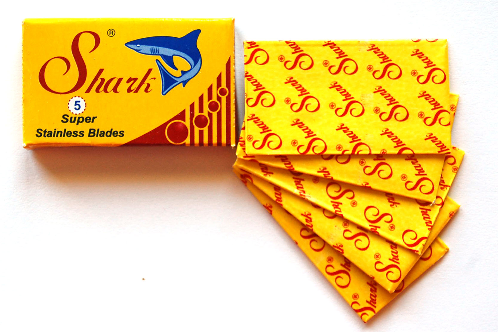 Shark Razor Blades (1 Pack of 5 Blades) – Stirling Soap Company