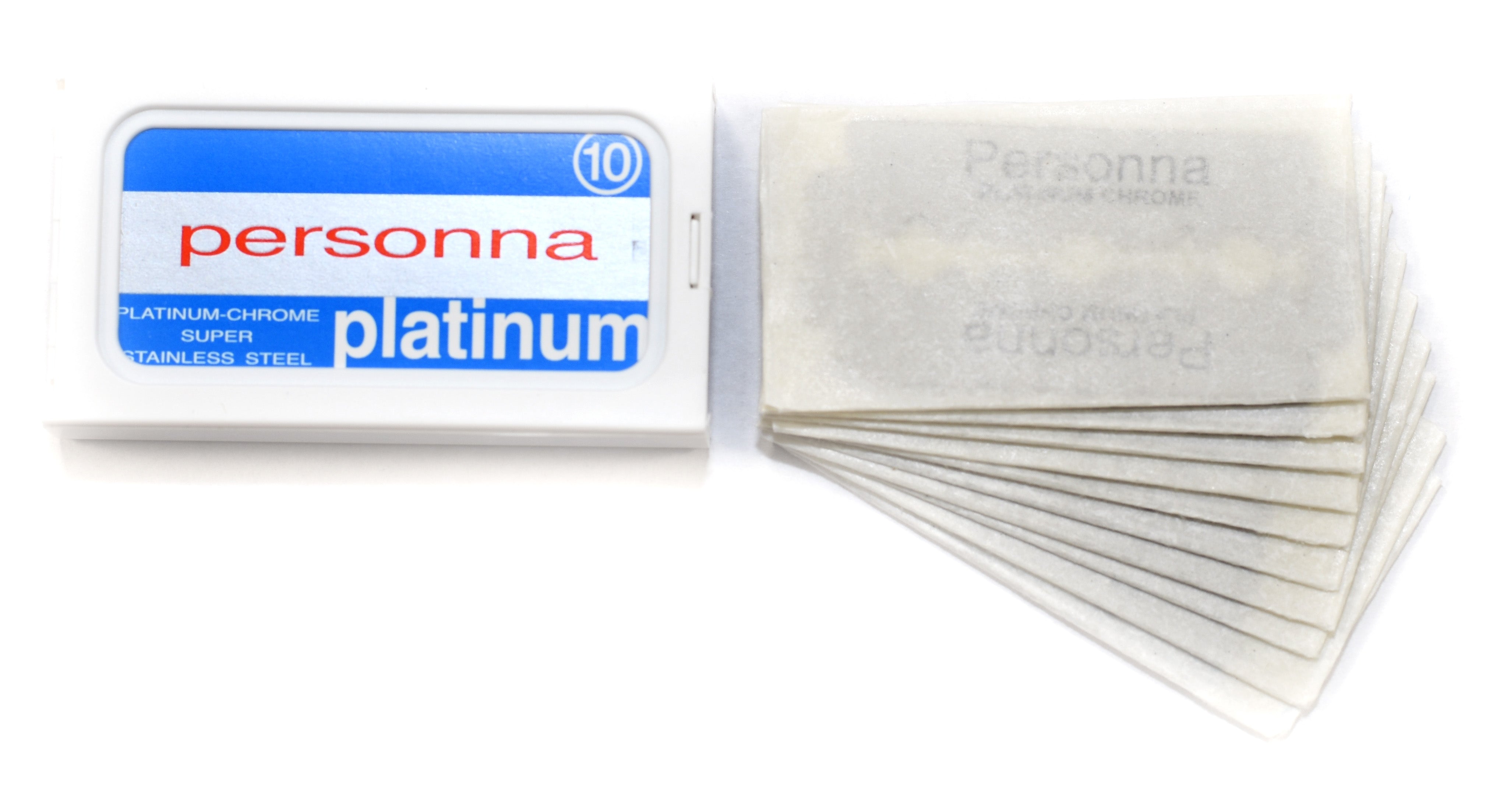 Personna Razor Blades (1 Pack of 10 Blades) – Stirling Soap Company
